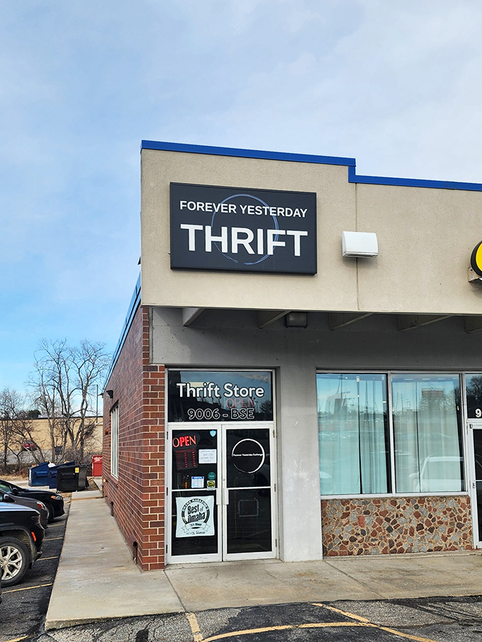 The brick and modern design elements create an inviting atmosphere for serious treasure hunters.