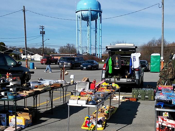 The casual outdoor atmosphere makes every purchase feel like a conversation between old neighborhood friends.