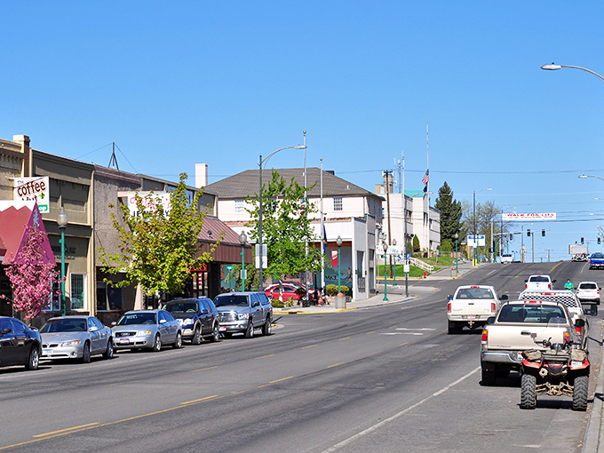 Downtown Grangeville shows its classic Idaho character, where every dollar works harder than it does elsewhere.
