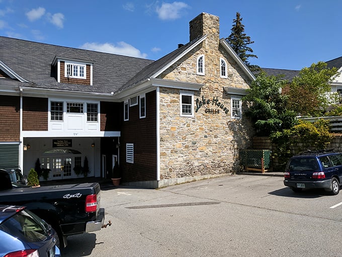 This lakeside gem combines rustic charm with sophisticated dining. The stone exterior is just the first course in a feast for the senses.