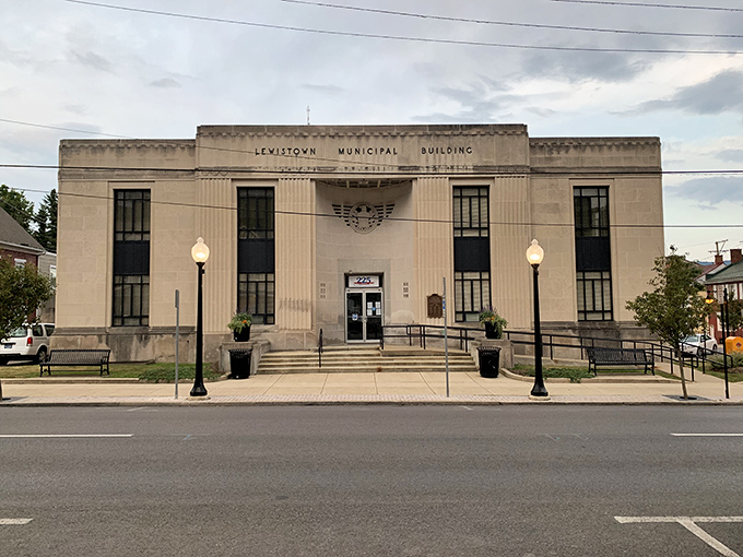 Lewistown's municipal building stands as a testament to times when public architecture made statements about community pride.
