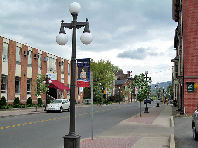 Lock Haven's beautiful downtown reminds residents of the town's deep community roots.