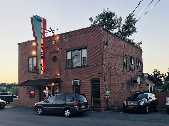 The Italian Grill beckons with that classic small-town diner charm we all secretly crave.