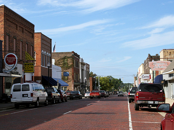 Classic brick buildings and wide streets create the perfect setting for a town that values both heritage and progress.