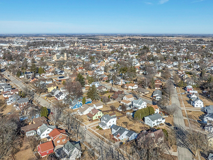 Monroe's tree-lined neighborhoods stretch toward horizons filled with affordable dreams and peaceful possibilities.