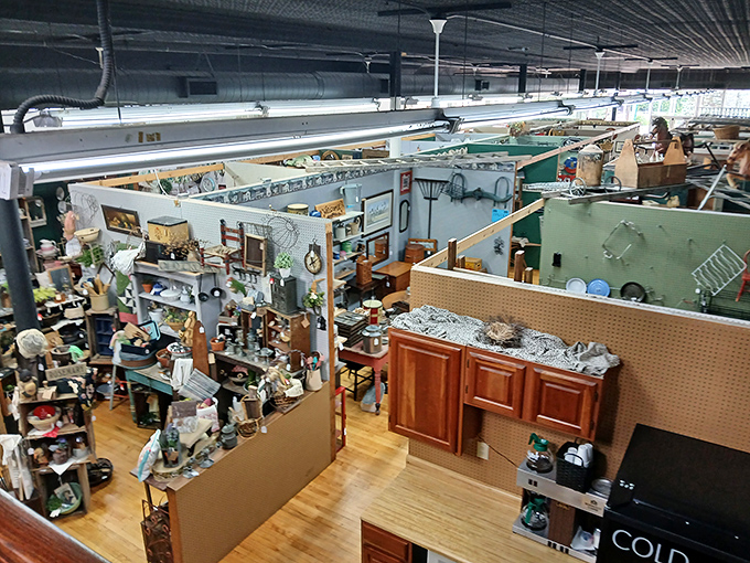 When antique malls span multiple buildings, you know you've found treasure hunting paradise.