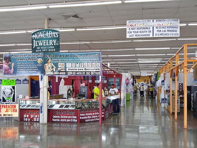 Professional displays and organized aisles make shopping a breeze at this cultural marketplace in the heart of Oklahoma City.