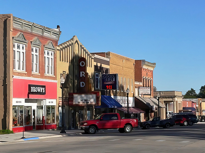 The wide streets of Ord offer plenty of parking and zero parking meters&mdash;a small-town luxury worth celebrating.