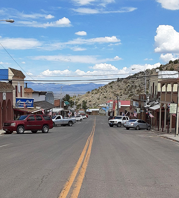 Those winding mountain roads lead to Pioche, where the journey up is just as rewarding as the destination.