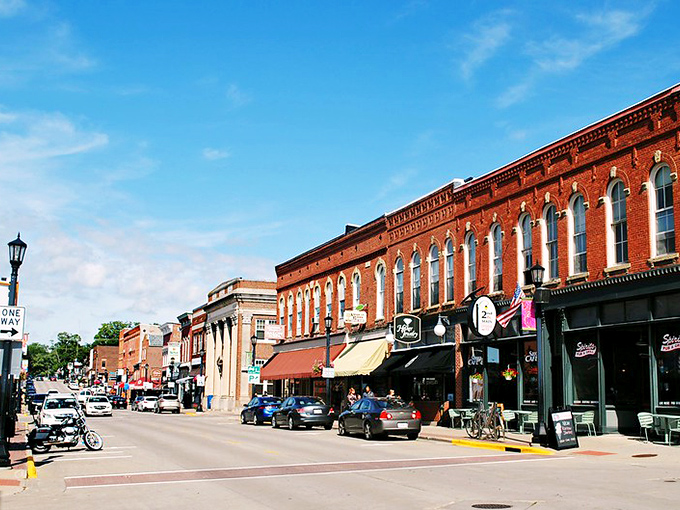 These beautifully preserved storefronts in Platteville prove that small-town shopping can still feel like a special occasion.
