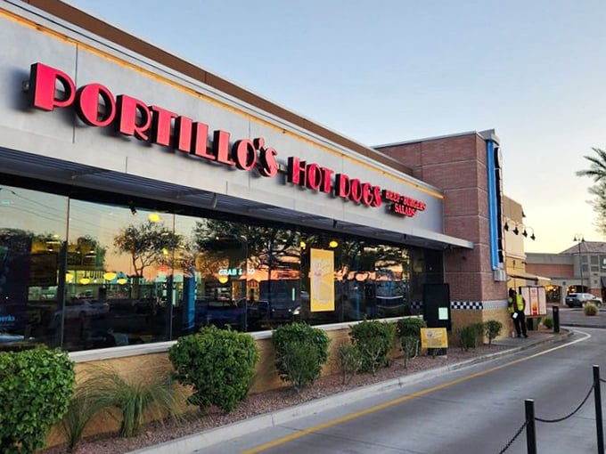 Portillo's modern design doesn't sacrifice that classic Chicago taste. The building may be new, but those hot dog recipes are timeless.