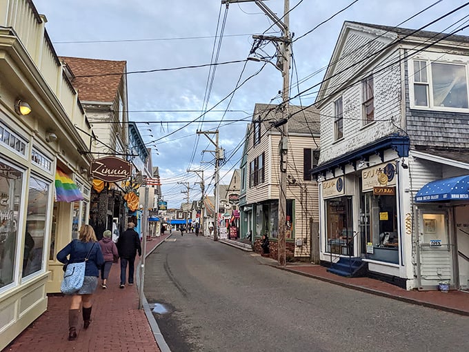 Narrow streets packed with galleries, shops, and restaurants create the welcoming, lively atmosphere that makes this Cape Cod gem truly special.