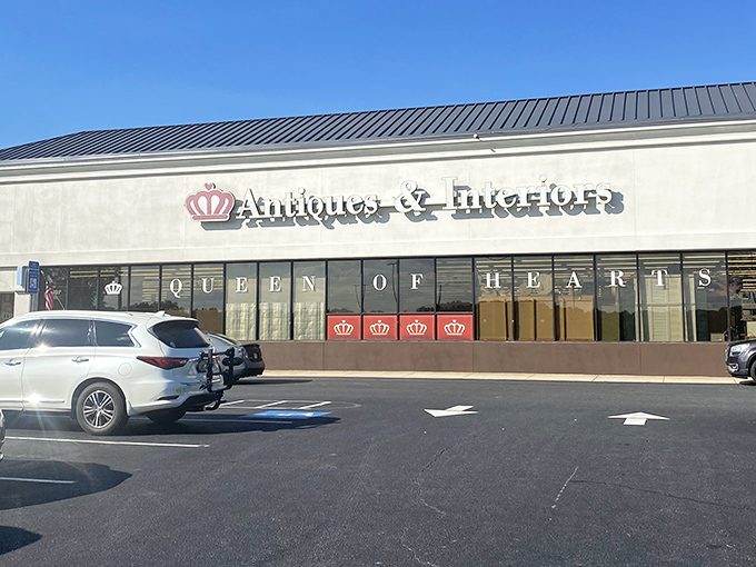 Clean, modern, and regal &ndash; this Buford location proves that antique shopping can feel both sophisticated and welcoming.