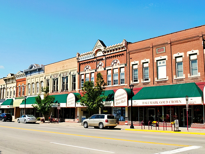 Tree-lined streets and beautifully preserved buildings create a downtown that feels like a movie set.