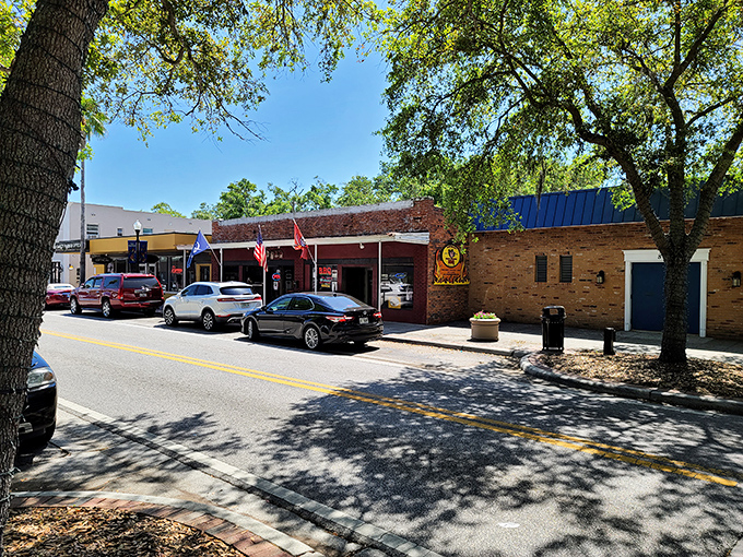 Main Street stretches out like an invitation to slow down and smell the sea breeze.