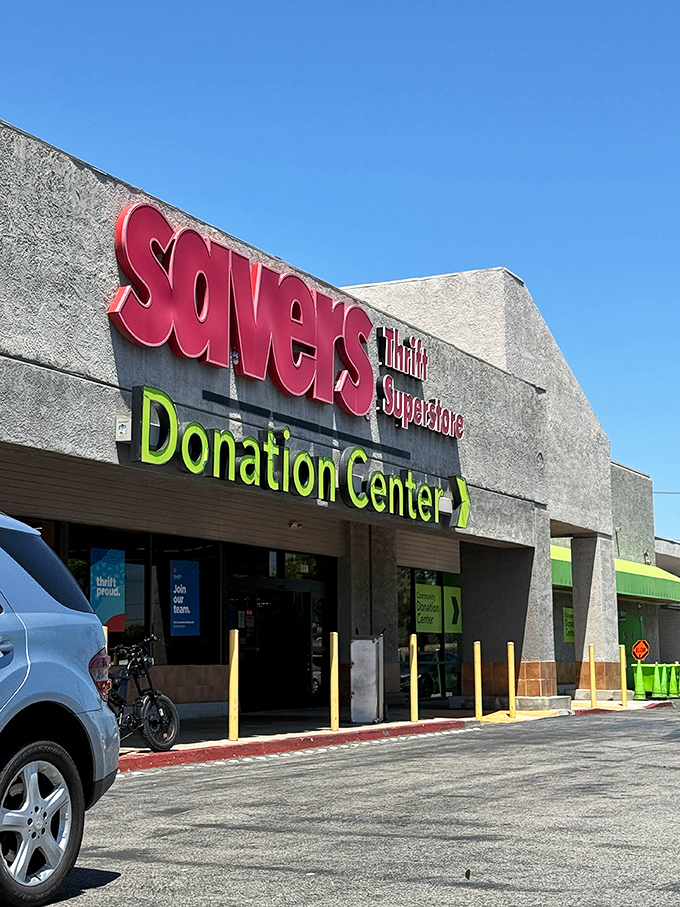 That massive storefront promises endless aisles of treasures - where Orange County families find everything they need affordably.