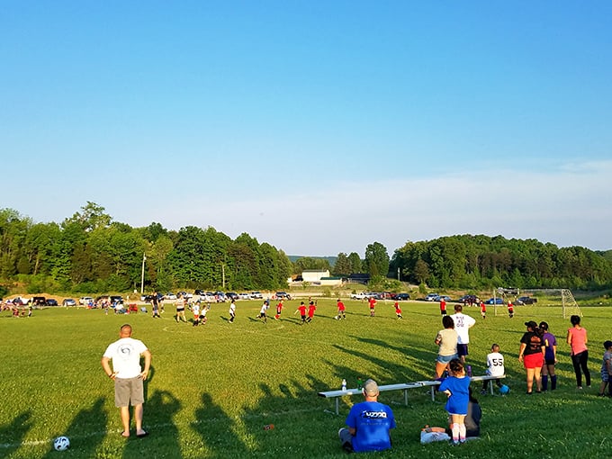 Soccer practice in Somerset happens under wide open skies, where community still matters and everyone cheers for the home team.