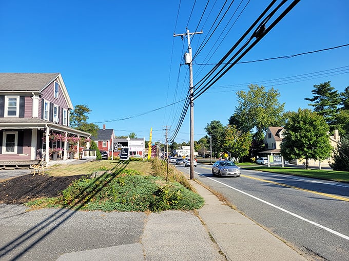 Wide streets and classic architecture make Sturbridge feel both timeless and welcoming.