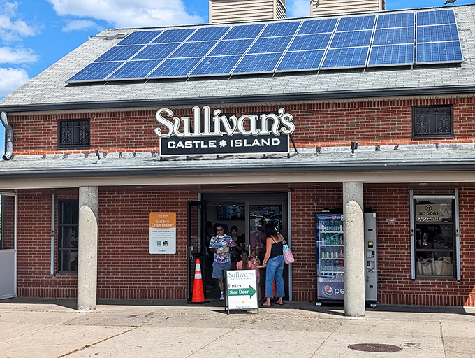 Solar panels may power the building, but tradition powers the crowds that flock to this South Boston landmark.