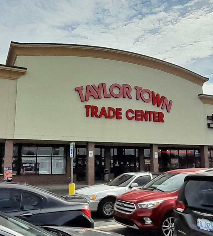 The exterior buzzes with lively energy, hinting that every turn could lead to your next favorite discovery.