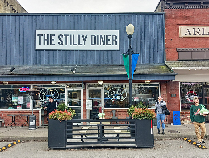 The Stilly Diner: That simple sign hides a multitude of breakfast sins worth committing. Arlington's favorite spot for morning indulgence.