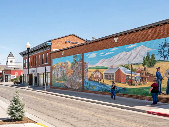 Historic murals tell stories of the past while current prices write happy endings for retirees.