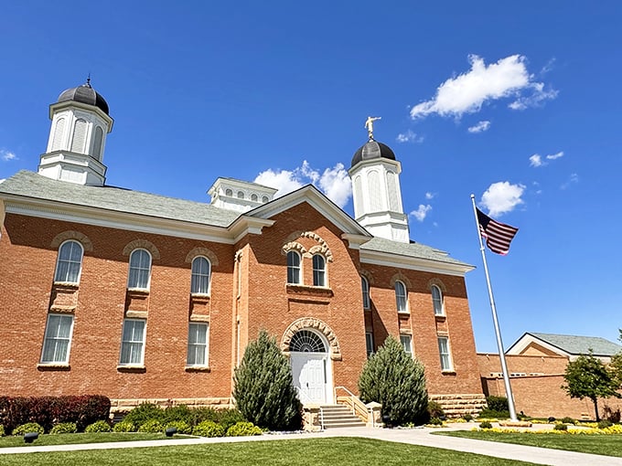 Historic courthouse stands dignified like a town patriarch, overseeing a community where fairness still matters most.