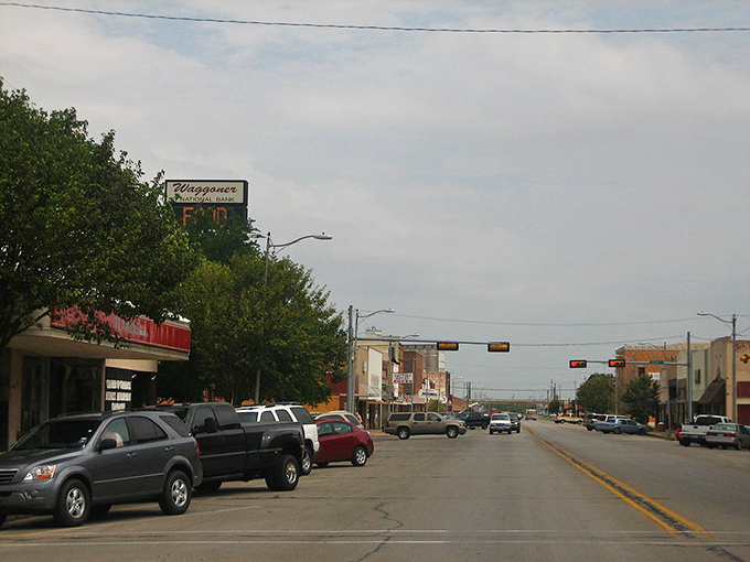 In Vernon, the downtown buildings have watched generations come and go, standing as silent witnesses to changing times.