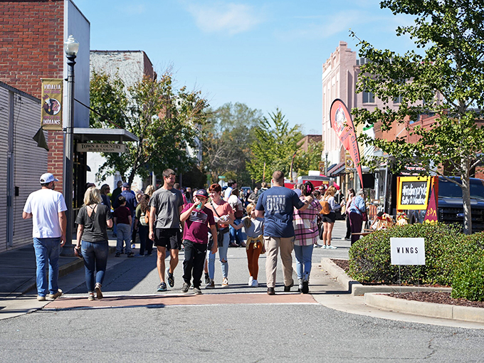 Historic buildings in Vidalia house local businesses where your dollar stretches further than you might expect.