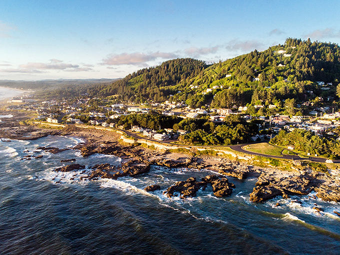This gem of the Oregon coast offers front-row seats to nature's daily performance of waves and wind.