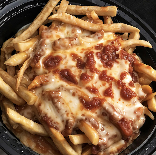 Pizza fries &ndash; the culinary mashup you didn't know you needed. Crispy fries smothered in sauce and melted cheese for the ultimate indulgence.