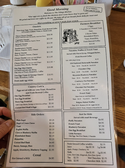 "Our eggs are so fresh the chickens don't even know they're gone yet!" declares the menu&mdash;a laminated manifesto of breakfast possibilities that feels like a love letter to morning people.