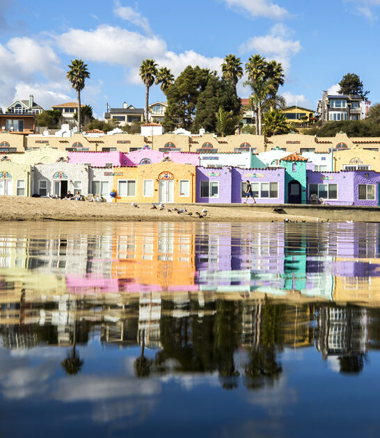 california town postcard dreamy ftr