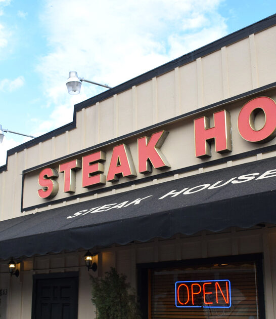 drive california unassuming steakhouse FTR