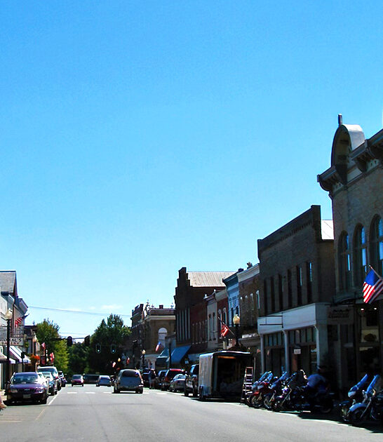 gorgeous town virginia painting ftr
