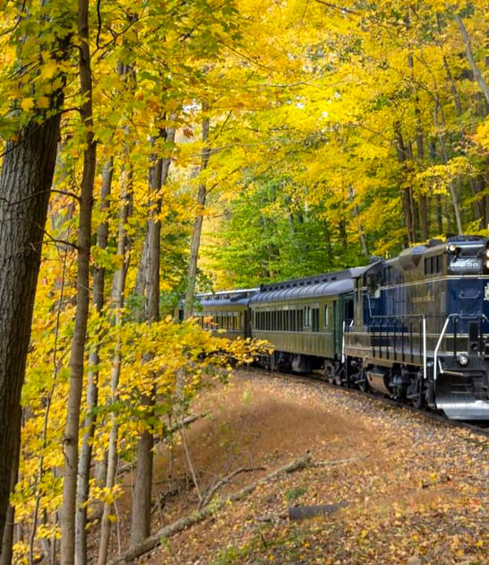 gorgeous train ride pennsylvania ftr