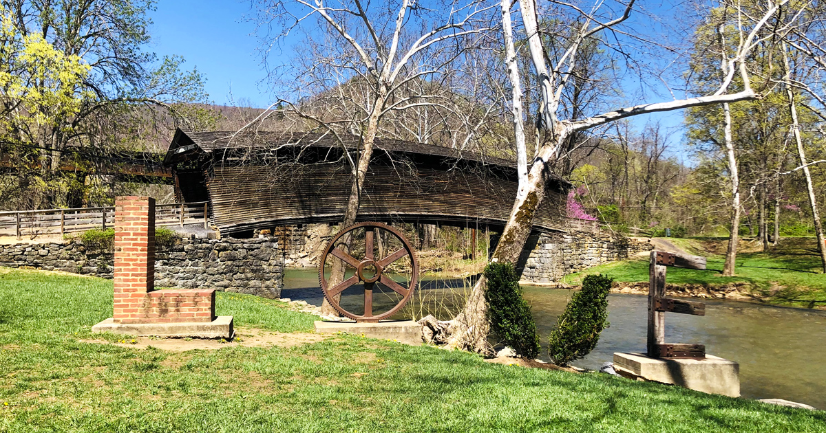 The Historic Covered Bridge In Virginia That You've Probably Never Heard Of