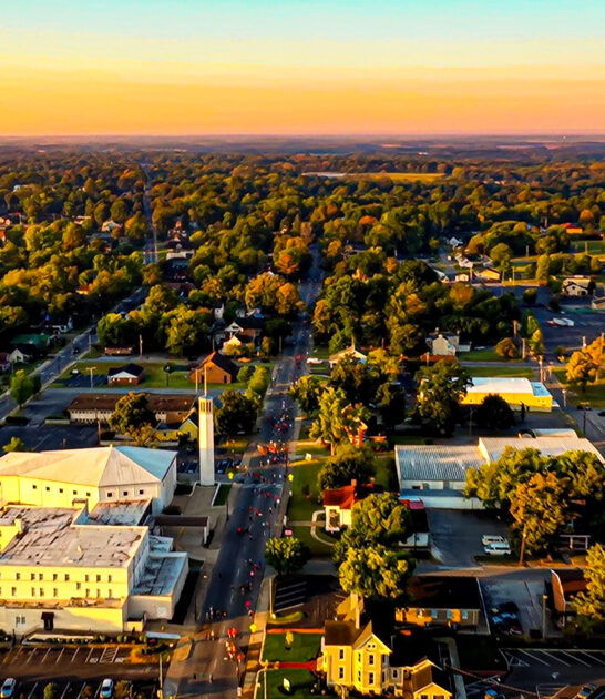 kentucky scenic postcard town ftr