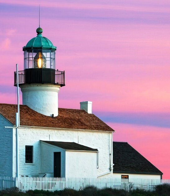 lighthouse california painting scenic ftr