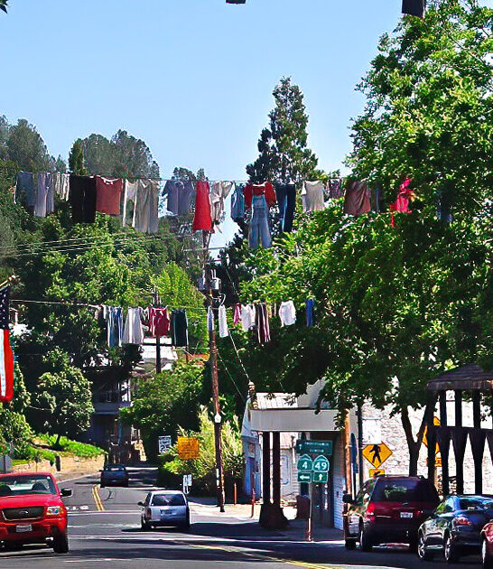 postcard secret town california FTR