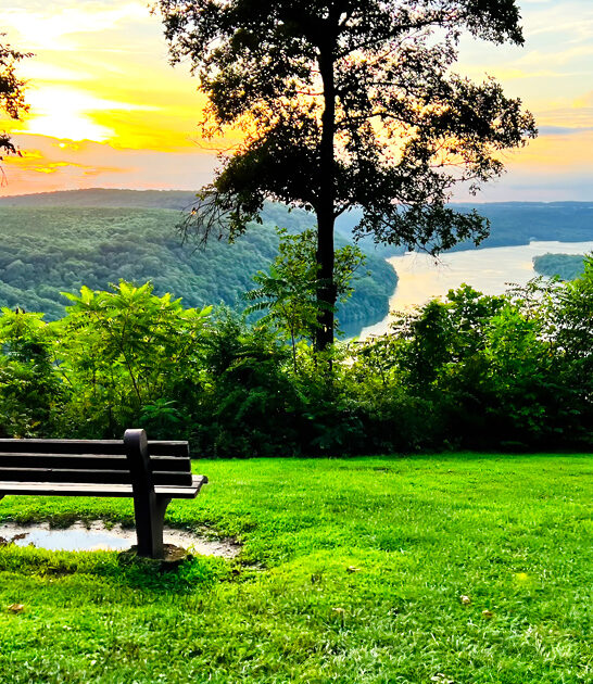 scenic pennsylvania overlook postcard ftr