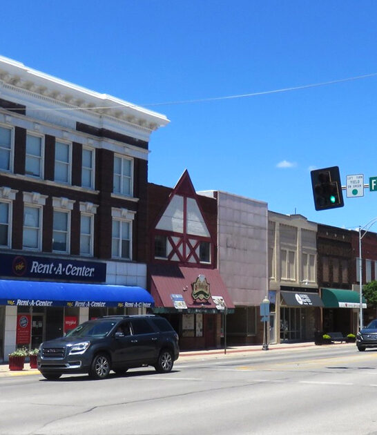 town postcard kansas worthy ftr