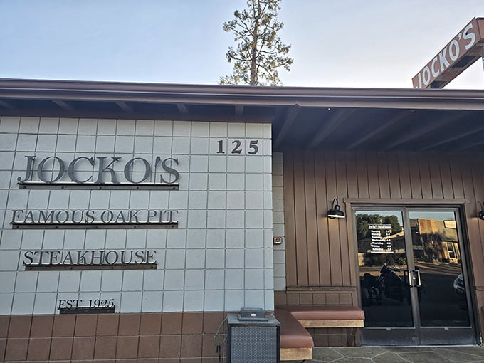 The unassuming facade of Jocko's belies the culinary magic within. Like finding a diamond in a haystack, this legendary steakhouse has been drawing pilgrims to Nipomo for generations.