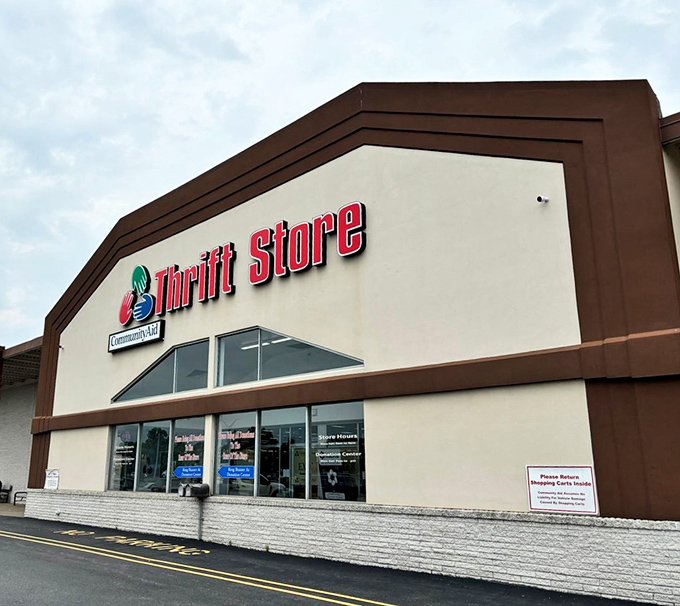 The unassuming exterior hides a treasure trove within. Like finding a secret portal to bargain heaven in Selinsgrove.