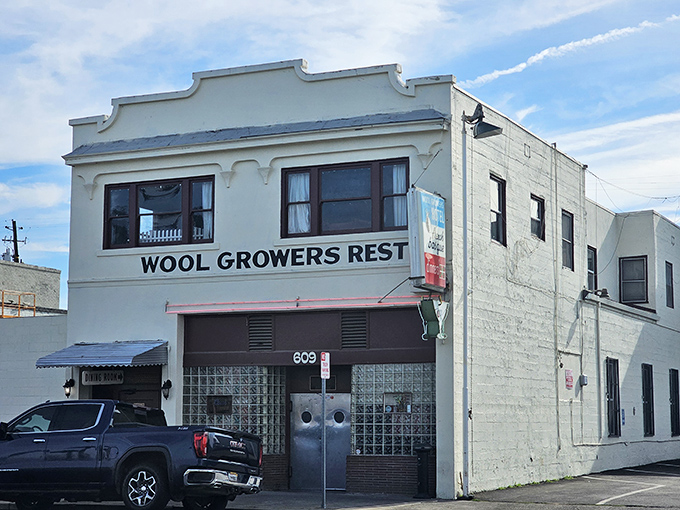 The unassuming exterior that's launched a thousand road trips—your GPS isn't lying, this is the place.