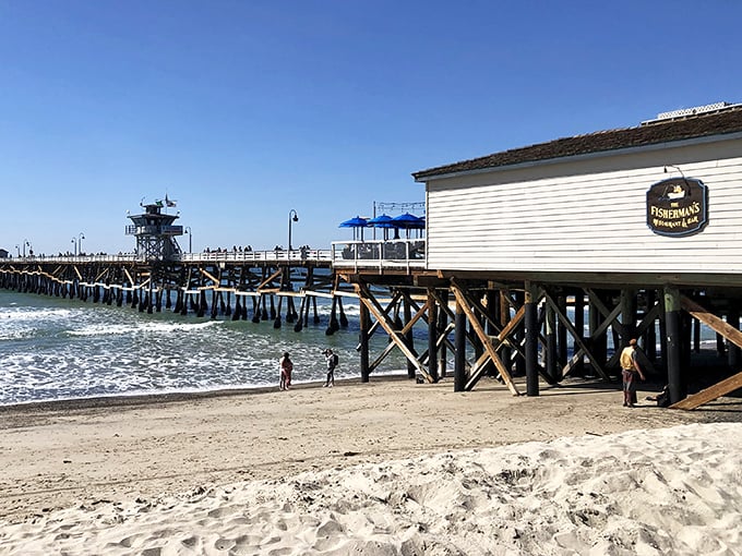 Where sand meets seafood heaven! Fisherman's Restaurant sits majestically on stilts above the beach, offering diners front-row seats to San Clemente's spectacular oceanfront views.
