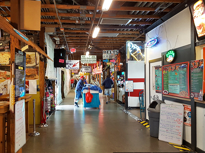 Wandering these corridors feels like entering a parallel dimension where every aisle promises new discoveries and unexpected treasures.