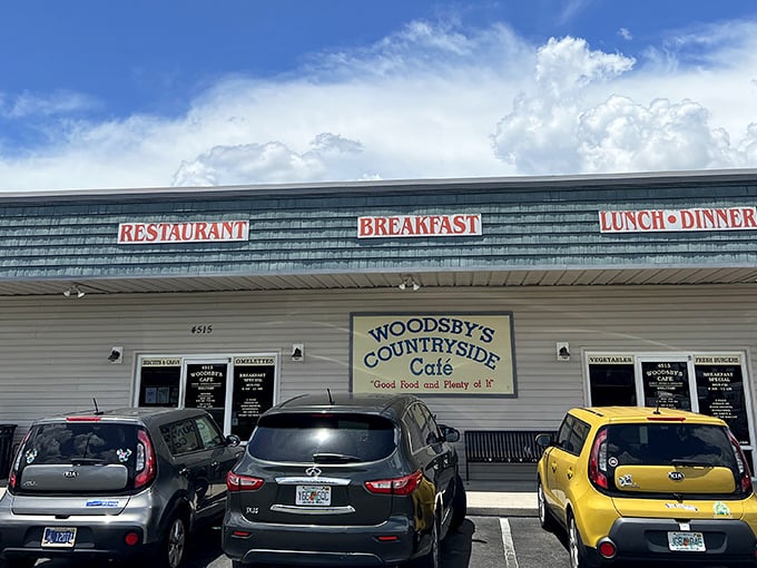 Blue skies and hungry patrons &ndash; a match made in Kissimmee heaven. Woodsby's modest storefront hides breakfast treasures worth setting your alarm for.
