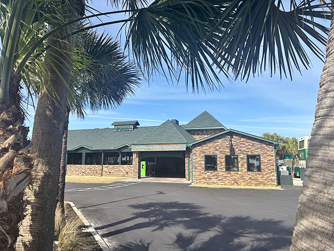 A slice of Ireland nestled among palm trees. McGuire's stone facade welcomes you with the promise of hearty meals and cold pints.