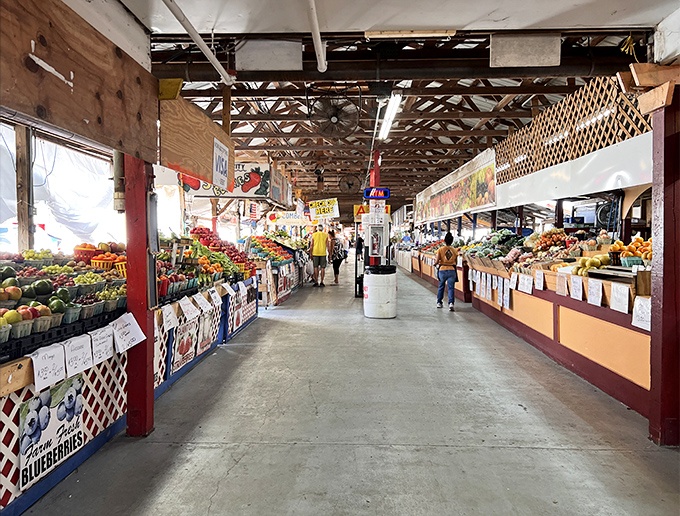 The produce section at International Market World feels like nature's candy store, with vibrant fruits and vegetables arranged in a rainbow of farm-fresh goodness.